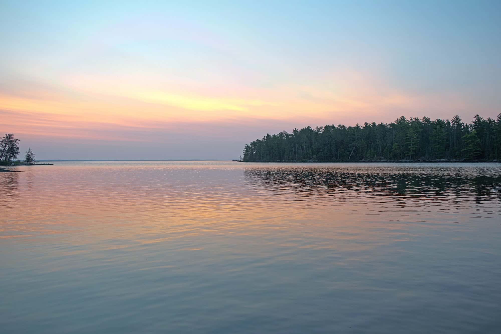 Rainy Lake Campsite Locations & Map in Voyageurs National Park